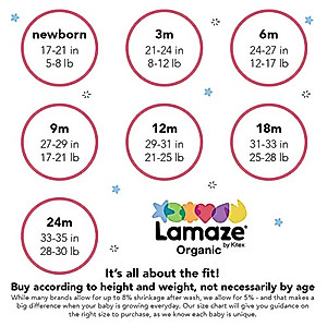 Lamaze Organic Baby Baby Boys' Pull on Jogger Pants, Black/Blue, 18 Months