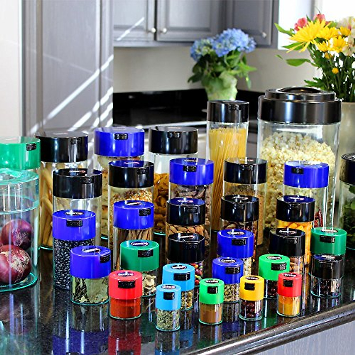 Vitavac - 5g to 20 grams Vacuum Sealed Container - Black Pearl