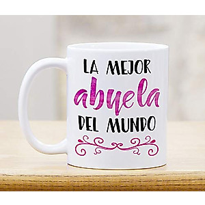 La Mejor Abuela del Mundo Coffee Mug - Spanish Best Grandma Grandmother in the World - Latina Regalo