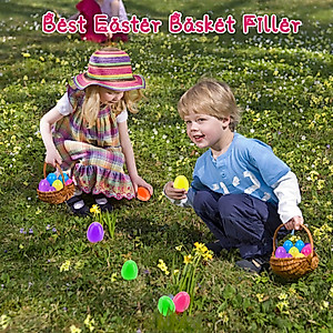 Evoio 12 Pack Easter Eggs Prefilled with Pull Back Cars, Mini Little Vehicles Car Toys for Easter Party Favors, Easter Basket Stuffers, Easter Egg Pinata Fillers, Goodie Bags Fillers, Classroom Prizes