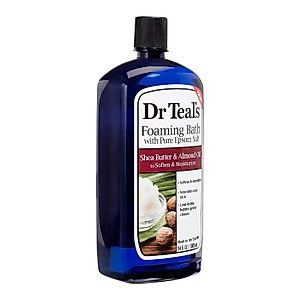 Dr Teal's Foaming Bath Variety Gift Set (2 Pack, 34oz Ea) - Soften & Moisturize Shea Butter & Almond Oil, Nourish & Protect Coconut Oil - Essential Oils Blended with Pure Epsom Salt - at Home Spa Kit