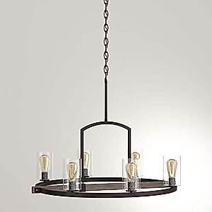 Newbury Manor Collection 6-Light Vintage Bronze Chandelier