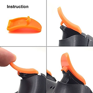 L2 R2 Trigger Extender + Silicone Analog Thumb Stick Cap Cover Grip Thumbsticks Joystick for Sony PS4 Dualshock 4 PS4 Pro Slim Controller (Black)