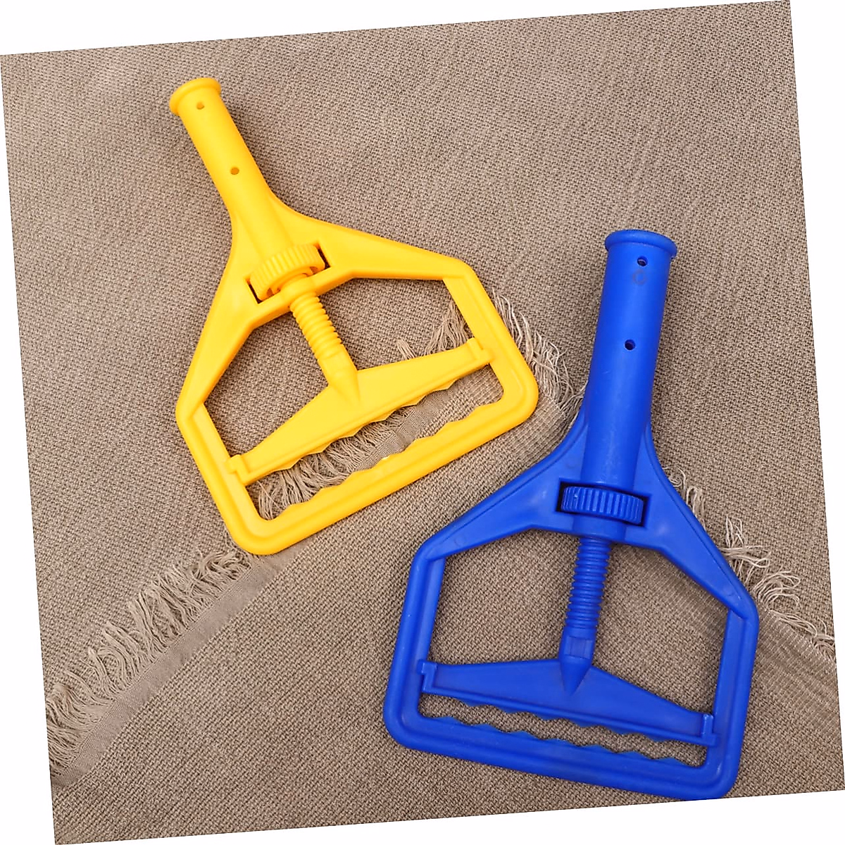 PLAFOPE 2pcs Mop Accessories Mop Heads Commercial Mop Bucket with Wringer Commercial Mop Handle Mops and Buckets for Floor Cleaning Janitorial Supplies Mop and Bucket Spray Water Vessel