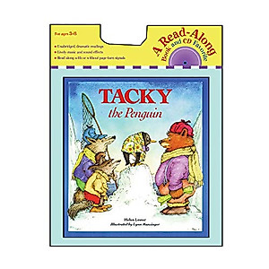 Kaplan Early Learning Read Aloud Books and CDs - Set of 6 Classic Children's Books - Curious George | Brown Bear, Brown Bear | Tacky The Penguin