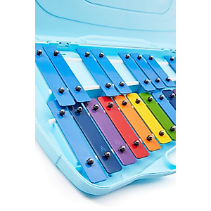 RAONZENA Professional Xylophone 25note, Glockenspiel,Xylophone for kids,Xylophone for gift,Glockenspiel that learns the basics of music (27note rainbow)