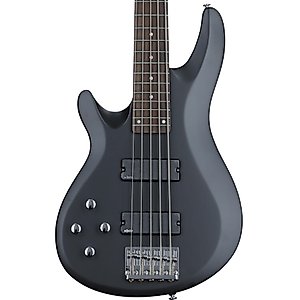 Schecter C-5 Deluxe 5-string Left-handed Bass Guitar - Satin Black