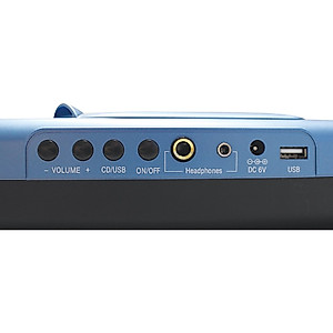 HamiltonBuhl Top-Loading Portable Classroom CD Player with USB and MP3