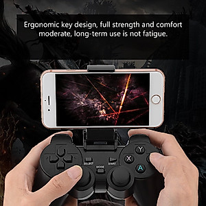 Wireless Gaming Controller USB Bluetooth Gamepad Joystick Game Controller with 2.4G Receiver Compatible for Phone/PC/Laptop Computer(Windows XP/7/8/10)/Android Smart TV/TV Box