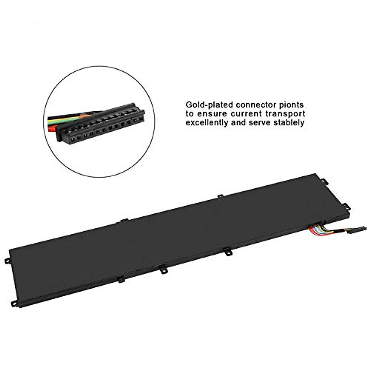 Hubei 6GTPY 5XJ28 Extended Laptop Battery Replacement for Dell XPS 15 9550 9560 9570 7590(2019 Model) P56F001 P56F002 Precision 5510 5520 5530 5540 2-in-1 Mobile Workstation Vostro 7500(11.4V 97Wh)