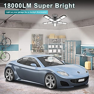 Adjustable LED Garage Ceiling Light – High-Performance Bright Lighting for Garage, Warehouse, and Workshop, Energy Efficient & Durable
