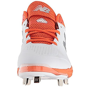 New Balance Women's Fresh Foam Velo V1 Metal Softball Shoe, Orange/White, 5.5 M US