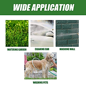 YANWOO 304 Stainless Steel 2ft Short Garden Hose with Female to Male Metal Connector, Flexible & Lightweight Water Hose (2ft)