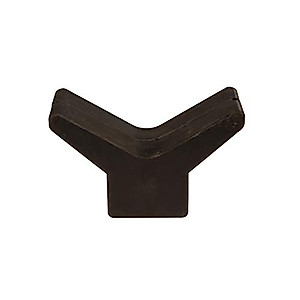 Attwood 11201-1 Boat Trailer Rubber Bow 3x3 Y-Stop, Black