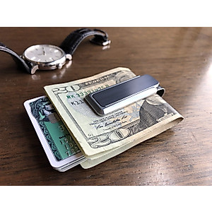 M-Clip Money Clip (Natural) - Minimalist Slim Wallet Alternative for Front Pocket Carry - Cash and Credit Card Holder for Men