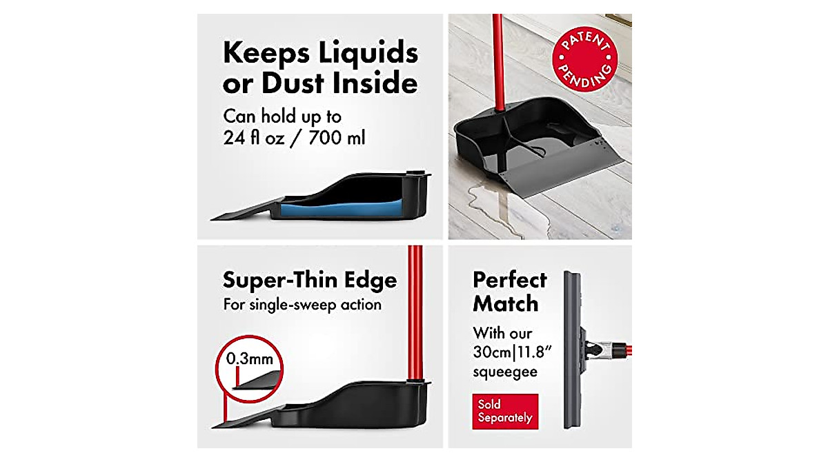 Tyroler Multi-Purpose Rubber Dustpan - Efficient Cleaning