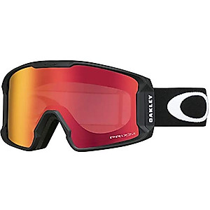 Oakley Line Miner Snow Goggle (Matte Black Frame/Prizm Torch Iridium Lens) with Lens Cleaning Kit
