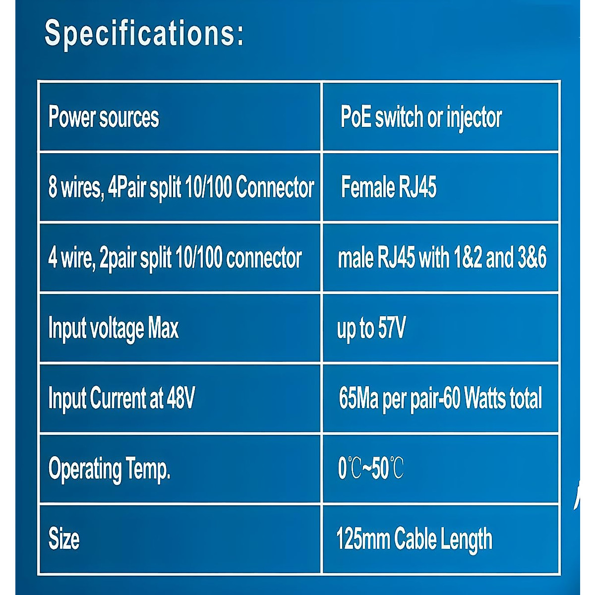 AIMHD 4 Pair RJ45 Ethernet Combiner, Cat5 PoE Splitter, 2-in-1 (2 Cameras Over 1 Cable) Adapter for 8 IP Security Camera NVR Surveillance System