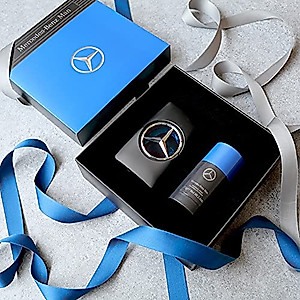Mercedes-Benz - Man - An Addictive And Alluring Woody, Fruity Scent - Masculine Fragrance - Adds Freshness - Suitable For All Skin Types - A Treat For Any Man - 2 Piece Gift Set For Him