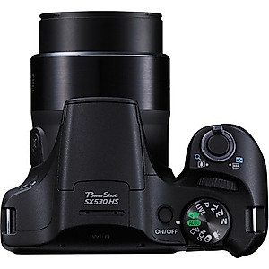 Canon Powershot SX530 HS Digital Camera Bundle Kit; Includes: Spare NB-6L Battery + 32GB SDHC Class 10 High Speed Memory Card + Camera Bag + Mini Tripod and Card Reader + More