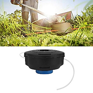 Trimmer Head Replacement Fit for Husqvarna Lawn Mower Accessories Brush Cutter Garden Trimming Tools Plastic Material, Black