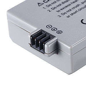 Powerextra 2 Pack LP E5 Replacement LP-E5 Battery Pack for Canon Rebel XS Rebel T1i Rebel XSi 1000D 500D 450D Kiss X3 Kiss X2 Kiss F