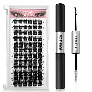Individual Cluster Lashes,Lash Bond and Seal, DIY lash Extension