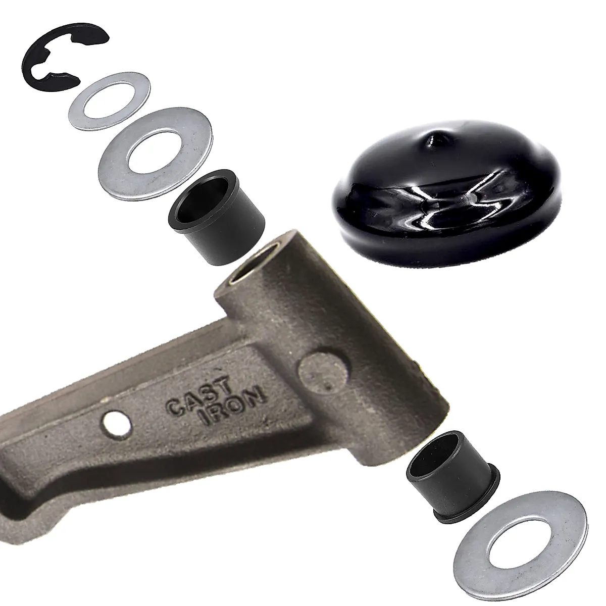 HD Switch 532406013 406013 Front Spindle Axle Bushing Rebuild Kit fits Husqvarna AYP Craftsman Poulan Pro Roper Weed Eater Steering Spindle Hardware 532121232 812000029 532121748 532173966 532006266