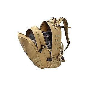 WIGGINOUT Tactical Backpack Military Large Army Daypacks (khaki)