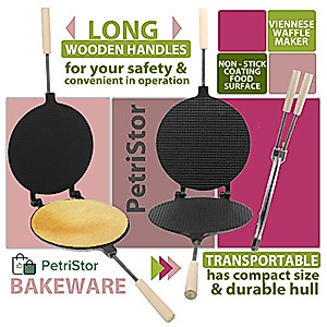 Waffle Maker round form Non-stick Cookies Pastry