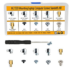 M.2 SSD Screw Kit, M.2 Standoff and Screw Kit for Asus Gigabyte MSI PS5 Motherboards