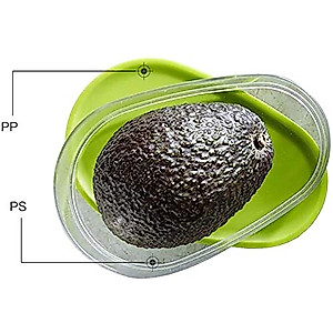 1PC Avocado Saver Holder Food Crisper Storage Box Fruit Keeper Vegetable Container Keep Fresh Kitchen Accessories-to Keep Avocados Fresh for Days