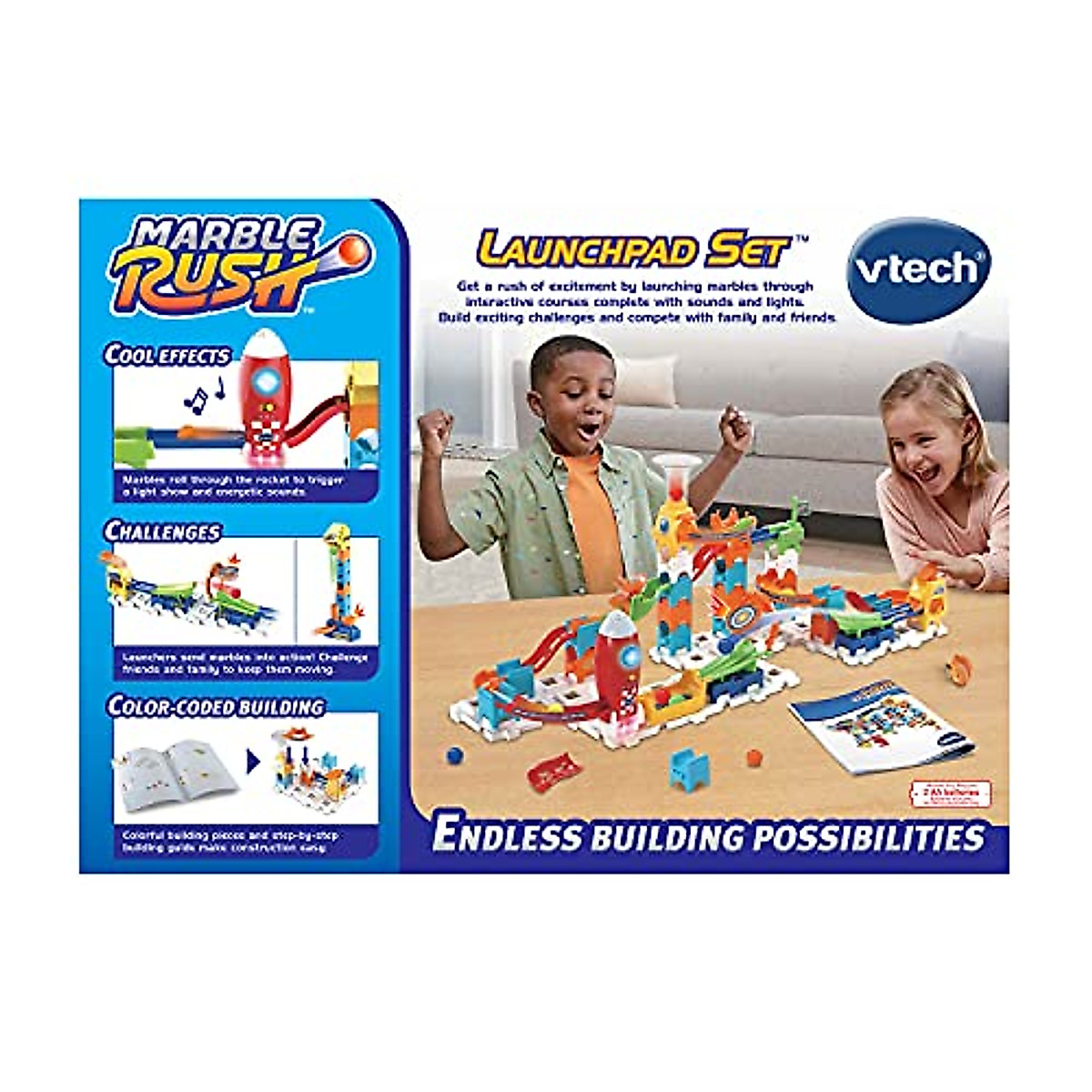 VTech Marble Rush Launchpad Set, Multicolor