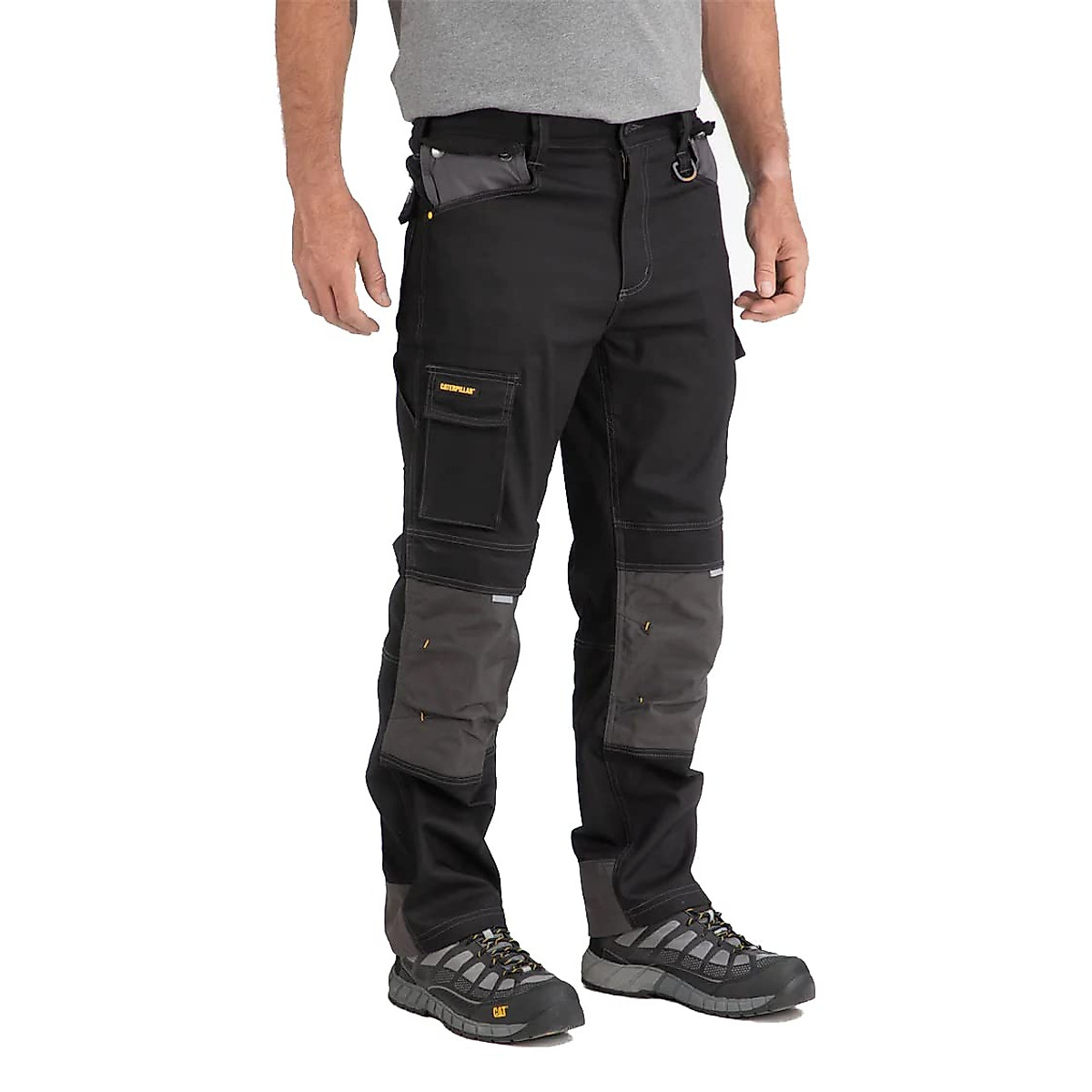 Caterpillar Men's H2O Defender Pant (Regular and Big & Tall Sizes), Black/Graphite, 28W x 30L