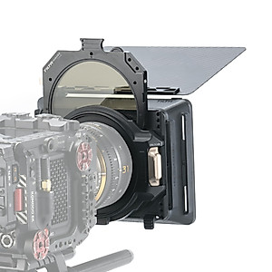 Tilta Mirage Matte Box | 4” x 5.6” and New 95mm Circular Filters | (67/72/77/82mm) Adapter Rings | Lightweight | Cartridge Filter Design | Prevents Vignetting | (Matte Box+VND)