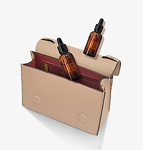 UUYYEO 4 Pcs Empty Amber Glass Bottles Graduated Dropper Bottles Essential Oil Bottles Cosmetic Vials Containers with Graduated Dropper 20ml