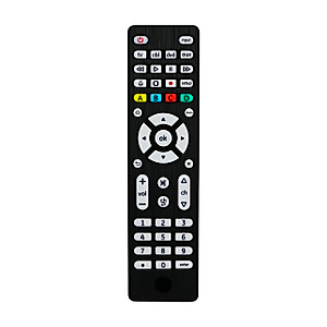 GE Universal Remote Control, Samsung TV Remote Control Replacement, Universal TV Remote Samsung Remote Control for Smart TV, Roku Replacement Remote, Vizio, LG, Sony, Apple TV, 4-Device, Black, 34457