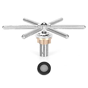 Yomiyuyr Stainless Steel Automatic Bottle Washer, High Pressure Glass Rinser for Kitchen Sink, Cup Washer for Sink, Multi Angle Cup Cleaner, 7.09x2.87in