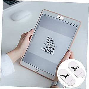 SOLUSTRE 2 pcs Plastic Pad for Web Reindeer Computer Lid Caps Privacy Slider Holiday Desktop Phone Gift Niños Desk Design Elk Camera Slide Blocker Anti-peep para Christmas Tablet Deer