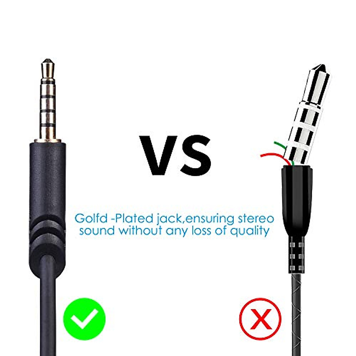 A40 A10 Replacement Cable Inline Mute Volume Control with Microphone for Astro A10/A40/A30/A50 1 M Headsets Cord Lead Compatible with Xbox One Play Station 4 PS4 Headphone Audio Extension Cable 1M