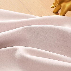 Pompom Blackout Curtains for Bedroom Pink Girls 84 inch Energy Efficient Thermal Insulated Living Room Darkening Curtain Panels for Kitchen Nursery Room 52" w x2 Panels Rod Pocket