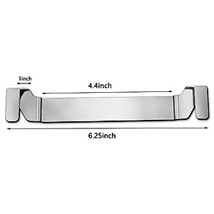 6.2 Inch Stainless Steel Griddle Spatula Holder, BBQ Spatula Rack, Grill Barbecue Tool Hold Rack Accessories for Blackstone Camp Chef Flat Top Griddle and Other Grill Griddles(1 Pack)