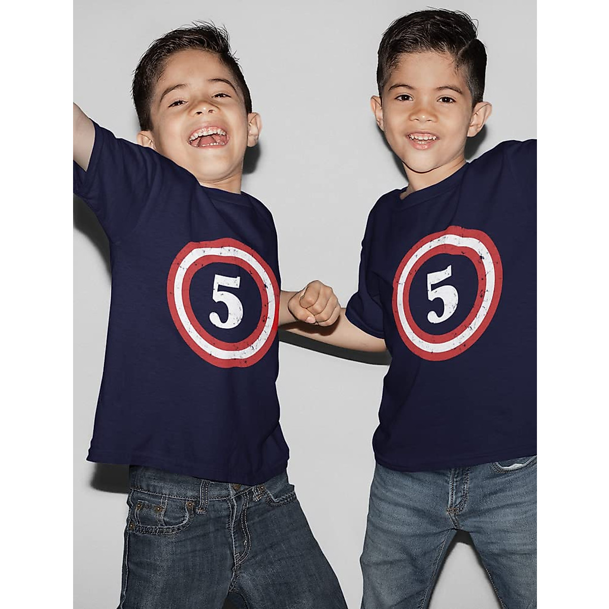 Captain 5th Birthday - Gift for Five Years Old Toddler Youth Kids T-Shirt 5T Navy