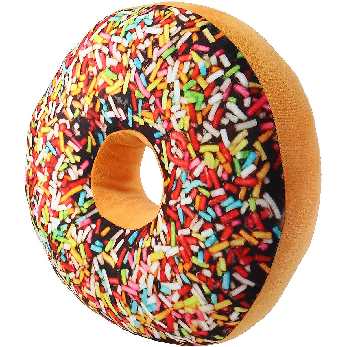 Wemi TIPINOICE Large Doughnut Throw Pillow Soft Novelty Doughnut Shaped Ring Plush Cushion Pillow 40cm