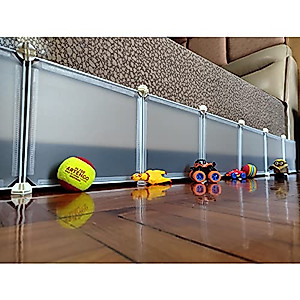 QIYIHOME Toy Blocker, Extra Tall Size Gap Bumper for Under Bed, Stop Pets Toys Going Under Bed or Sofa Couch, Easy to Install, 11.8" Height 83" Length