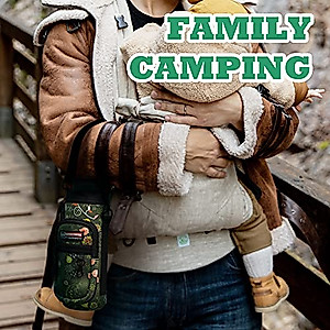 NATURE PIONEOR Water Bottle Holder with Strap for 25oz/32oz/40oz/64oz, Water Bottle Carrier Bag with Phone Pocket,Crossbody Neoprene Sling Bag Sleeve for Walking,Carrying,Hiking