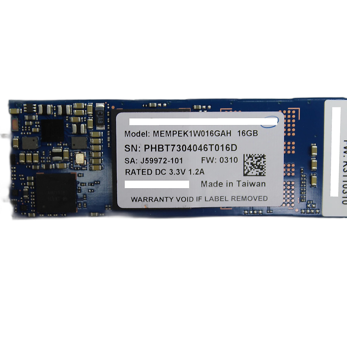 L20383-001 / L08717-001 Solid State Drive - 16GB 2280 PCIe NVMe 3D XP
