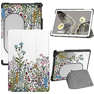 Aippdo for Google Pixel Tablet 2023 Case 11in Ultra Slim PU Leather TPU Back Shell Foldable Kickstand,Shockproof Case Cover Google Pixel Tablet Compatible with Charging Speake