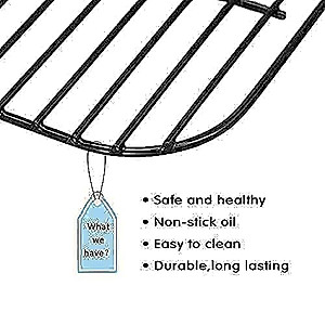 Hisencn Bundle of Grill Kits for DynaGlo DGC310CNP-D, DGC310RNP-D, DGC310BNP-D, Porcelain Steel Heat Plate and Cooking Grid for Dyna-Glo 3-Burner Propane Gas Grill