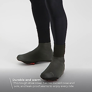 BBB Cycling Unisex's Flat Shoe Covers UltraWear zipperless, Black, Women 2